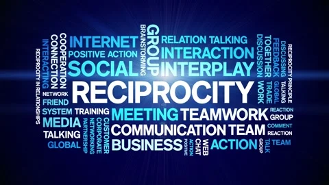 Reciprocity animated tag word cloud,anim... | Stock Video | Pond5