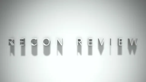 recon review 3D title animation with sha... | Stock Video | Pond5