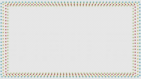 rectangle Dotted And Dashed Border Line ... | Stock Video | Pond5