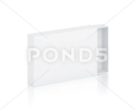 Rectangle white box illustration on isolated background: Royalty Free ...