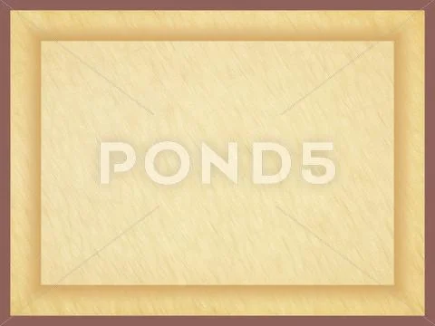 Rectangular empty old papyrus photo frame. Illustration #32272152