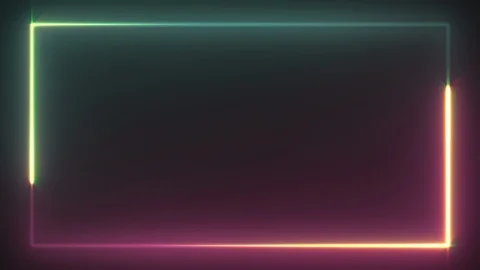 A rectangular frame made of two moving n... | Stock Video | Pond5