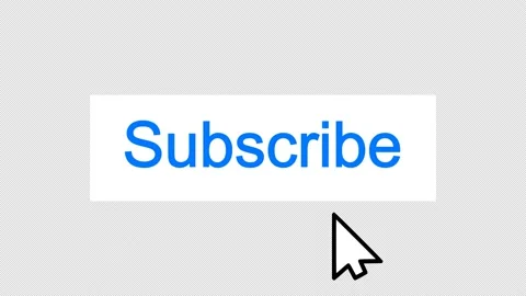 Rectangular Subscribe Button Animation, ... | Stock Video | Pond5