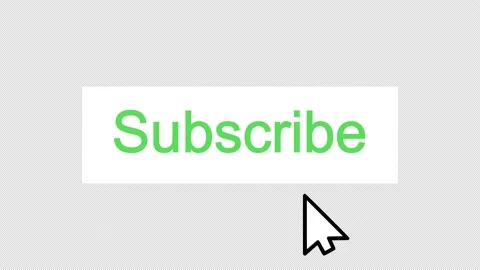 Rectangular Subscribe Button Animation, ... | Stock Video | Pond5
