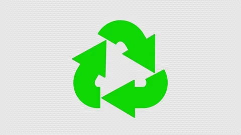 Recycle arrow motion graphic animation. | Stock Video | Pond5