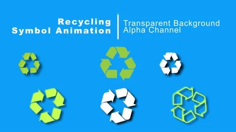 Recycle Logo Animation | Stock Video | Pond5