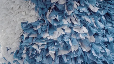 Recycle plastic bag sheet collage in bac... | Stock Video | Pond5