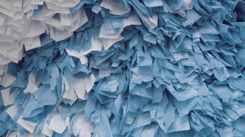 Recycle plastic bag sheet collage in bac... | Stock Video | Pond5