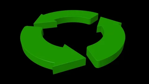 Recycle Symbol Stock Footage ~ Royalty Free Stock Videos | Pond5