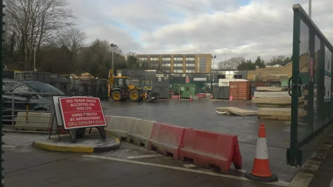 Recycling Depot Carp Park Street Sign | Stock Video | Pond5