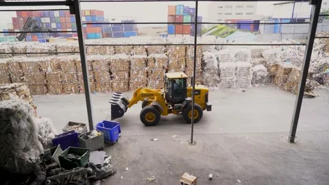 Recycling Paper Center 4K | Stock Video | Pond5
