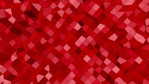 Red abstract animated low poly backgroun... | Stock Video | Pond5