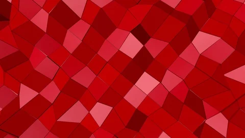 Red abstract animated low poly backgroun... | Stock Video | Pond5