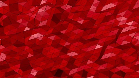 Red abstract animated low poly backgroun... | Stock Video | Pond5