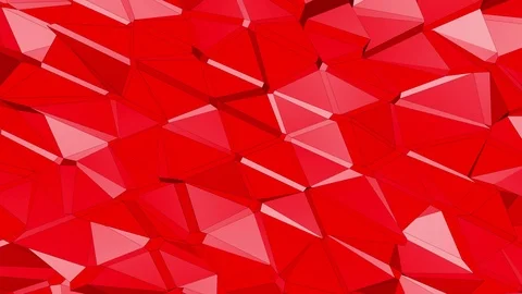 Red abstract animated low poly backgroun... | Stock Video | Pond5