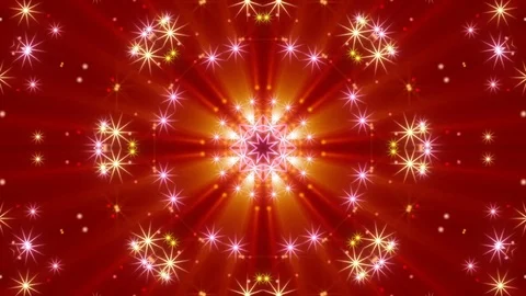 red abstract background, stars and parti... | Stock Video | Pond5