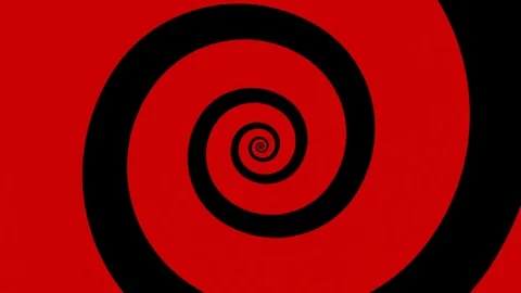Red Hypnosis Spiral Stock Footage ~ Royalty Free Stock Videos | Pond5