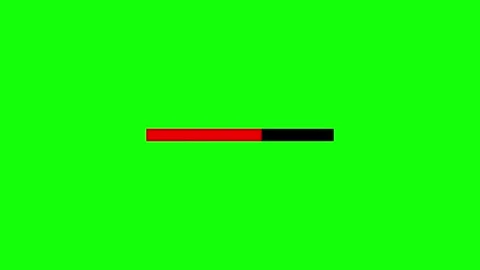 Red and Black Loading Bar 4K Animation o... | Stock Video | Pond5