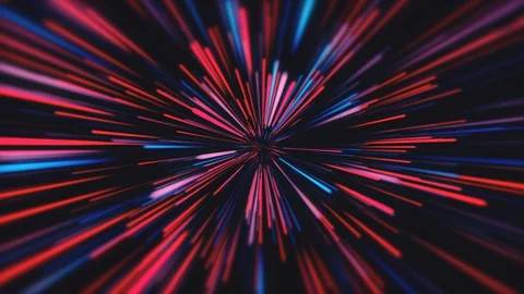 red and blue abstract fast zoom speed mo... | Stock Video | Pond5