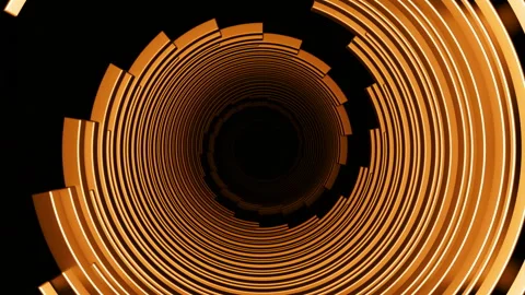 Red and orange neon patterns. Design. Bl... | Stock Video | Pond5