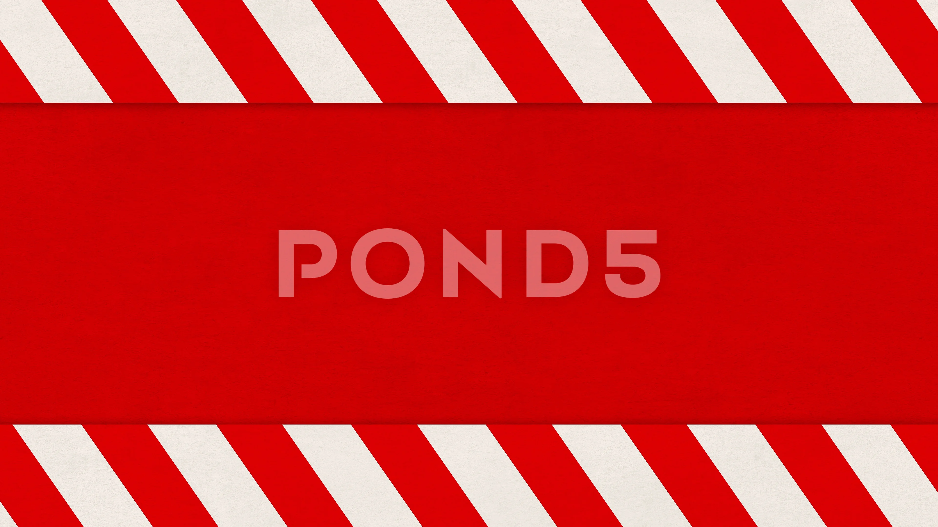 Red Danger Tape Border