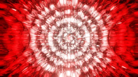 Red and Whiteand Green Psychedelic Absct... | Stock Video | Pond5