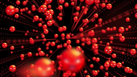 Red angry face emoji background V2 | Stock Video | Pond5