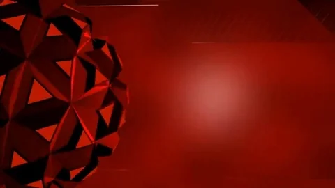 Red Animated 3D Sphere Background | Stock Video | Pond5