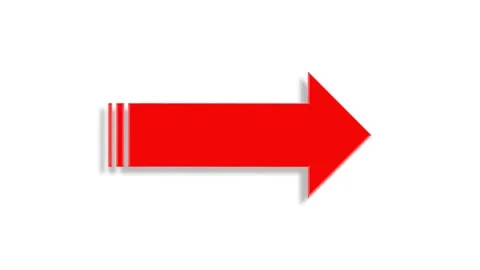 Red animated arrow | Stock Video | Pond5