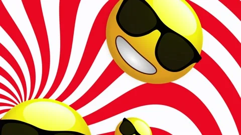 Red Animated Background Smiley Emoticons... | Stock Video | Pond5