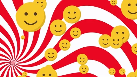 Red Animated Background Smiley Emoticons... | Stock Video | Pond5