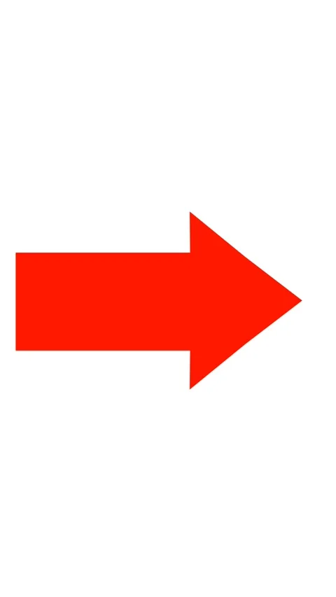 red arrow move to forward or right direc... | Stock Video | Pond5