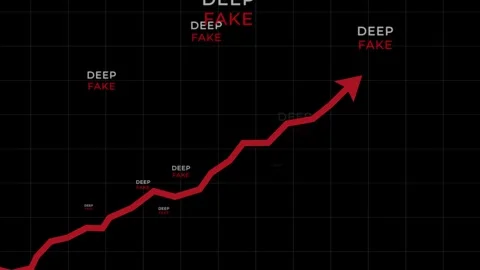 Red arrow uptrend rising on black backgr... | Stock Video | Pond5