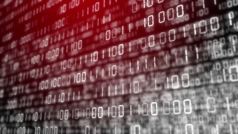 Red Matrix Numbers Stock Footage ~ Royalty Free Stock Videos | Pond5