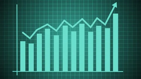 Red Bar Chart Showing Upward Trend Anima... | Stock Video | Pond5