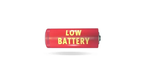 Low Battery Symbol Stock Footage ~ Royalty Free Stock Videos | Pond5