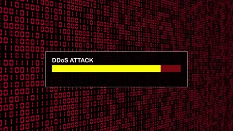 Red Binary Code Hacking Network Access A... | Stock Video | Pond5