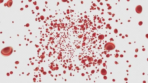 Red Blood Cell Explosion. Burst of Blood... | Stock Video | Pond5