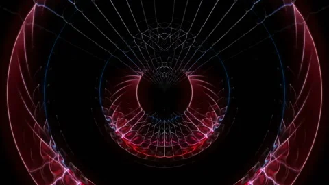 Red Blue Spider man Neon Stage Abstract ... | Stock Video | Pond5