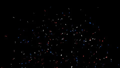 Confetti Explosion Alpha Stock Video Footage | Royalty Free Confetti ...