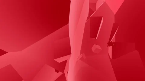 Red Box Cubism Background 4k | Stock Video | Pond5