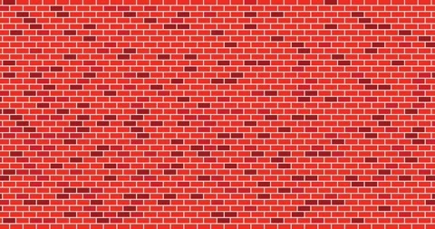 red brick wall background animation simp... | Stock Video | Pond5