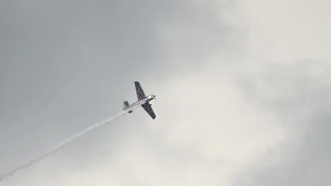 Red Bull Air Race challenge sport airpla... | Stock Video | Pond5