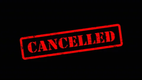 Red Cancelled Stamp Animation on Black, ... | Stock Video | Pond5