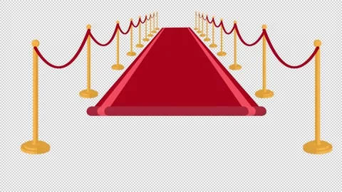 Red carpet. Animation of the carpet with... | Stock Video | Pond5