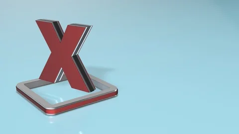 red check mark animation | Stock Video | Pond5