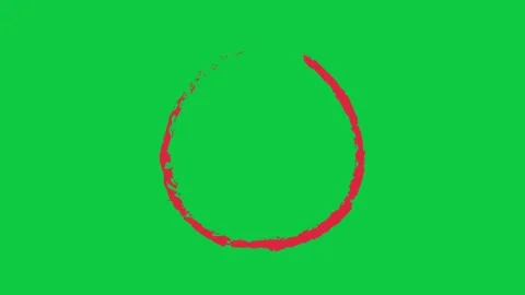 Red Circle Green Screen Stock Videos – Royalty-Free HD & 4K Videos