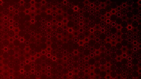Red color 2d hexagonal shapes technology... | Stock Video | Pond5