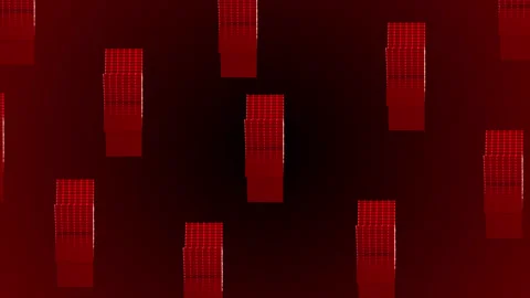 Red color 3d rotating star model with gl... | Stock Video | Pond5