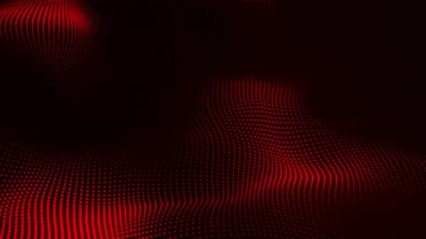 Red color Abstract Trapcode Form digital... | Stock Video | Pond5